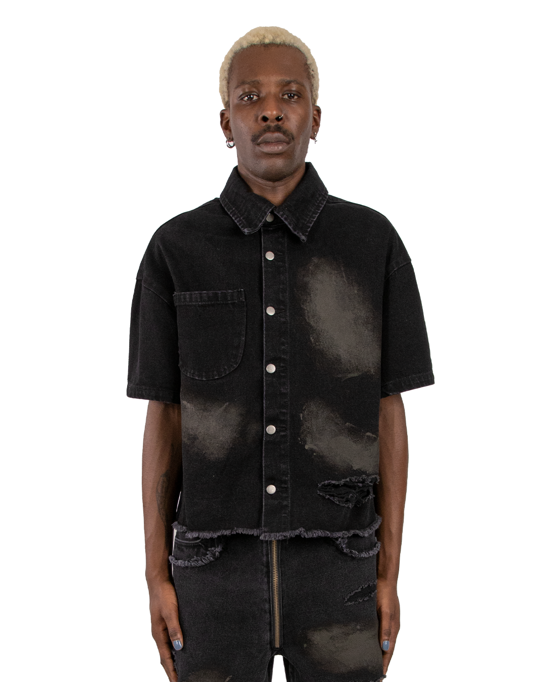 PLASTER DENIM SHIRT – ATELIER DE ROUPA